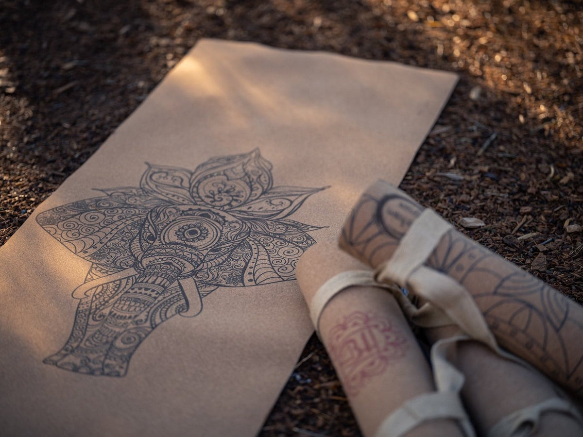 7 Chakras Cork Yoga Mat by Valka Yoga