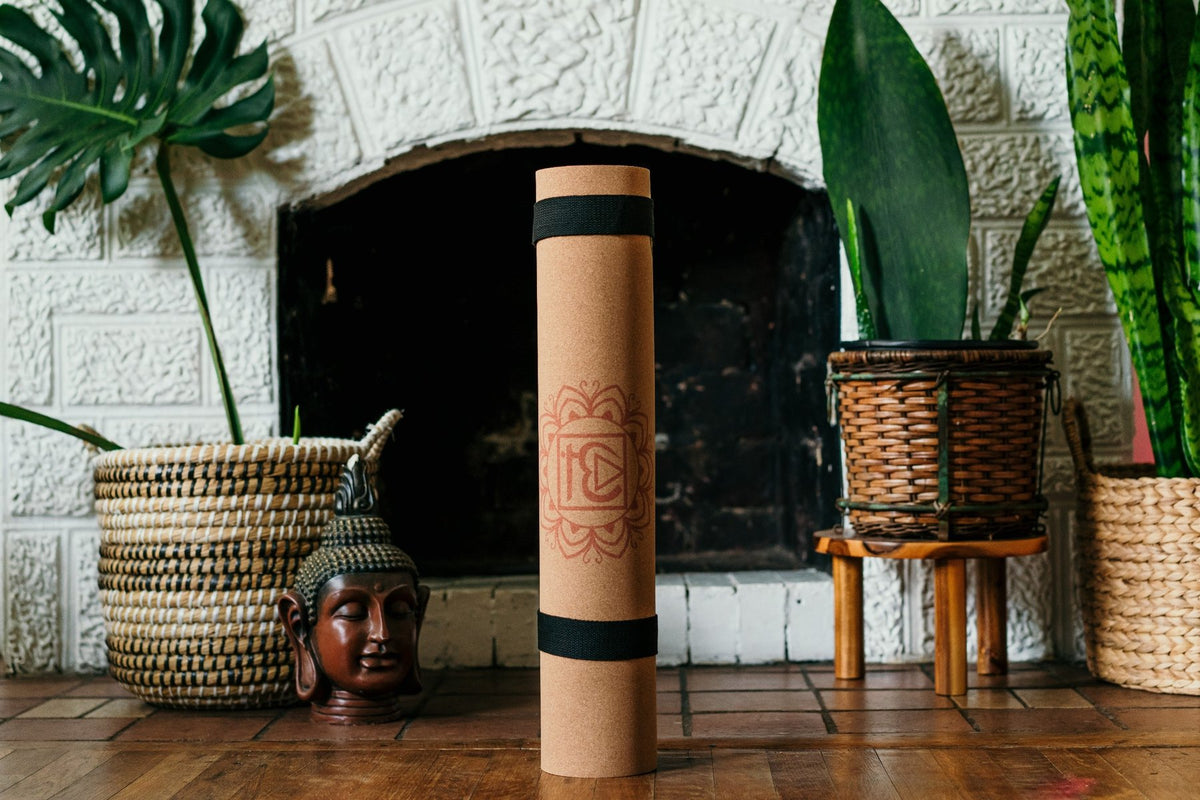7 Chakras Cork Yoga Mat by Valka Yoga